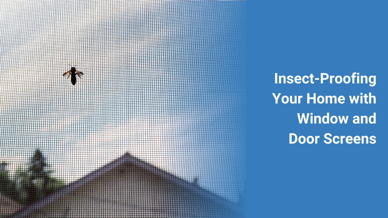 Insect-Proofing Your Home with Window and Door Screens | By GOBO