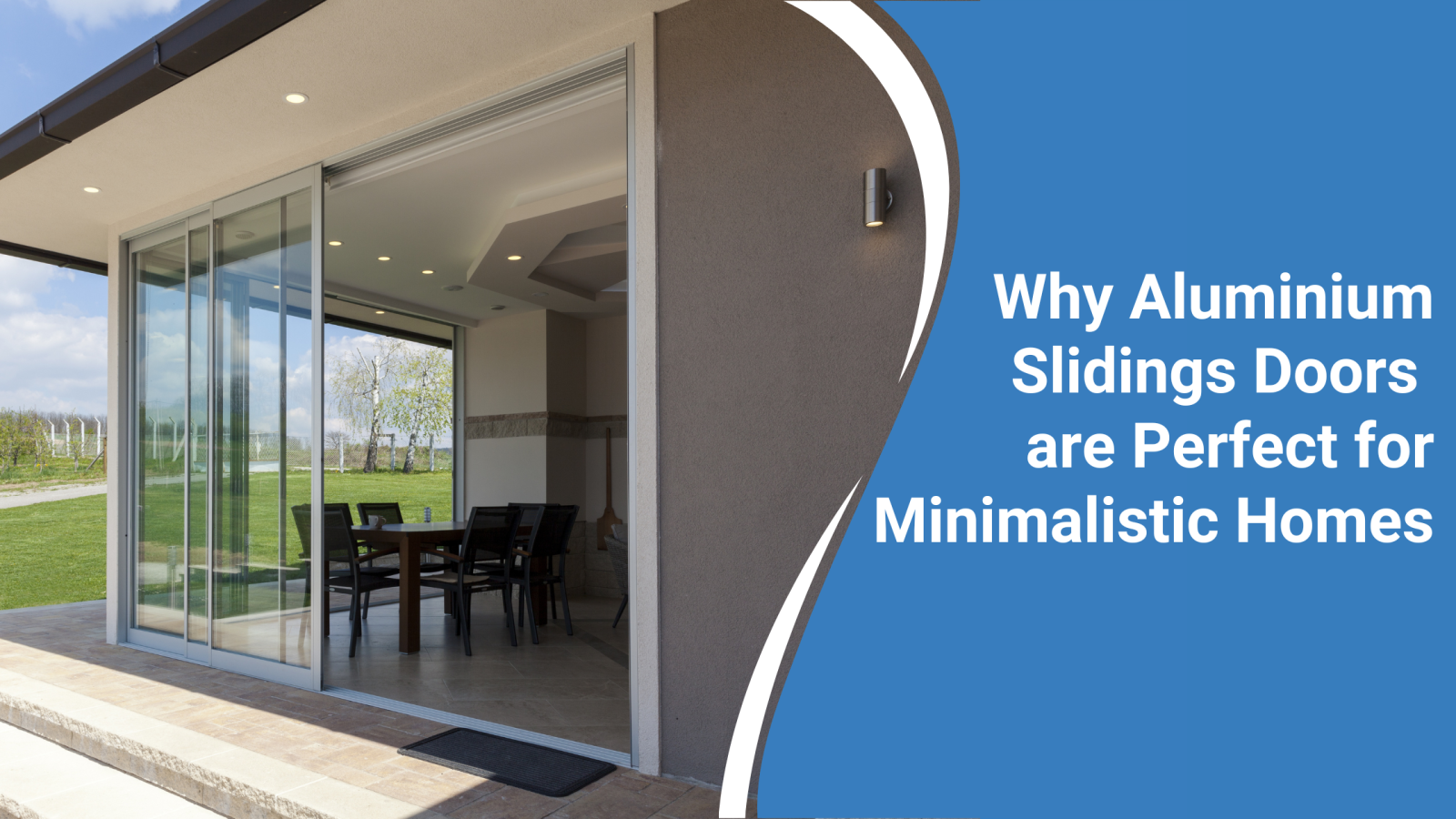 Why Aluminium Sliding Doors are Perfect for Minimalist Homes | By GOBO